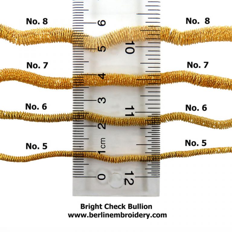 Bullion Thread (Large): Bright Check Bullion – Berlin Embroidery Designs