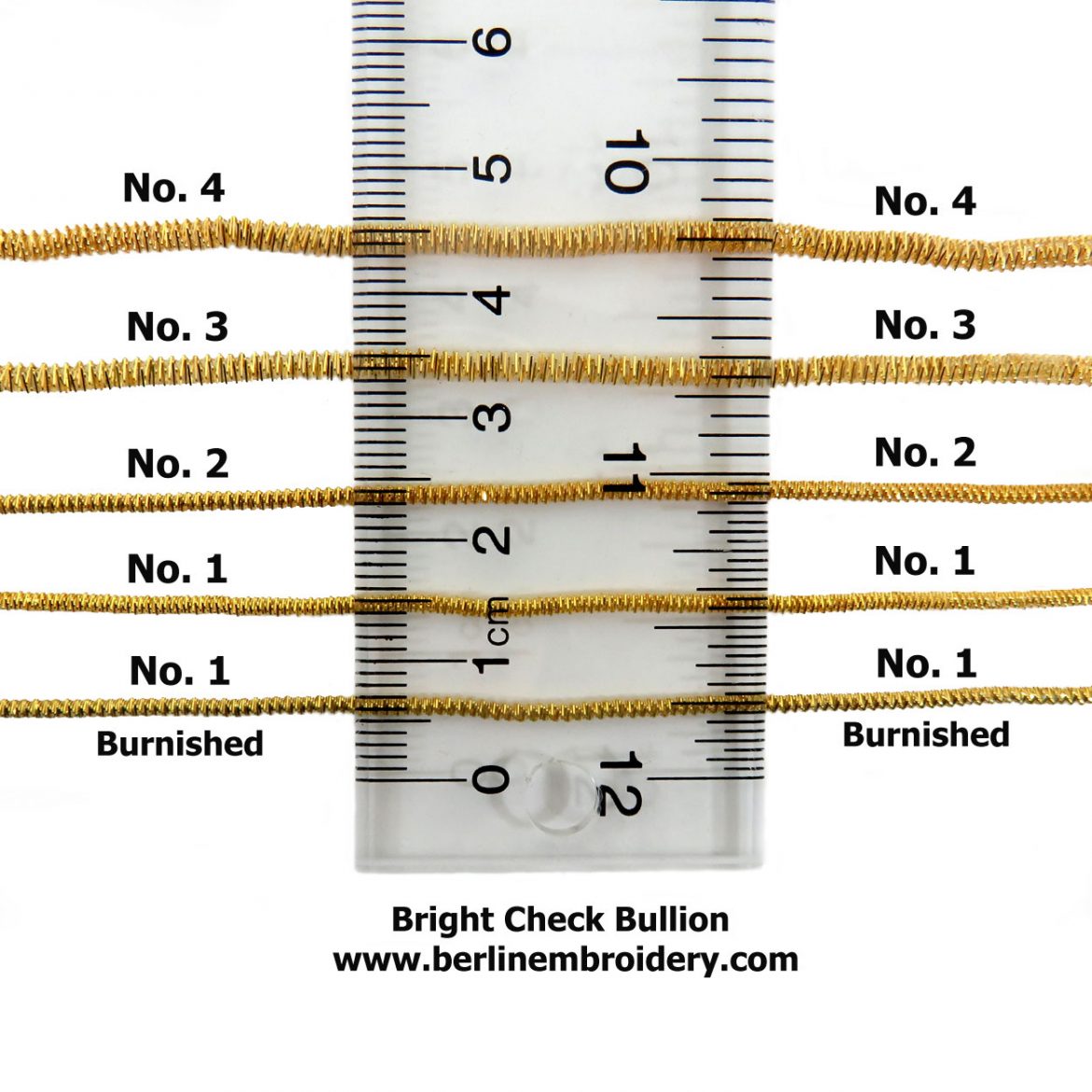 Bullion Thread (Large): Bright Check Bullion – Berlin Embroidery Designs