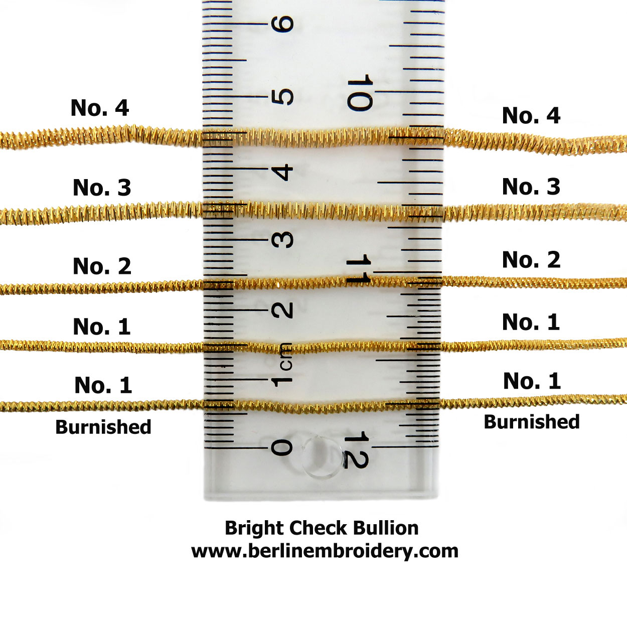 Bullion Thread (Large): Bright Check Bullion – Berlin Embroidery Designs