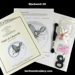 Blackwork Butterfly – Flight of a Butterfly – Berlin Embroidery Designs