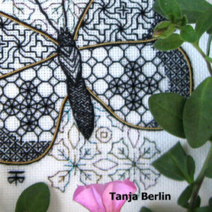 Blackwork Butterfly Small – Introductory – Berlin Embroidery Designs