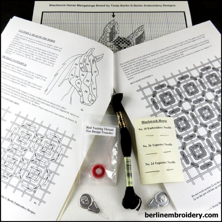 Blackwork Kits – Berlin Embroidery Designs