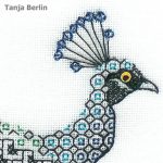 Blackwork Peacock – Berlin Embroidery Designs