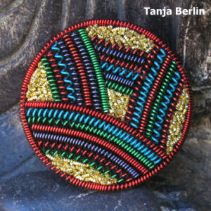 Brooch – Metal Thread Brooch Kit – Berlin Embroidery Designs