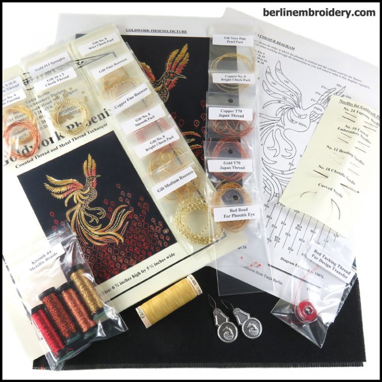 Goldwork Sampler PDF File – Berlin Embroidery Designs