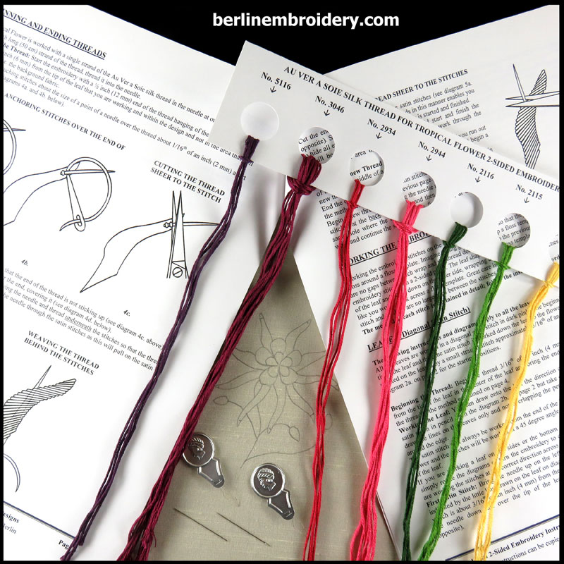 Surface Embroidery Kits – Berlin Embroidery Designs