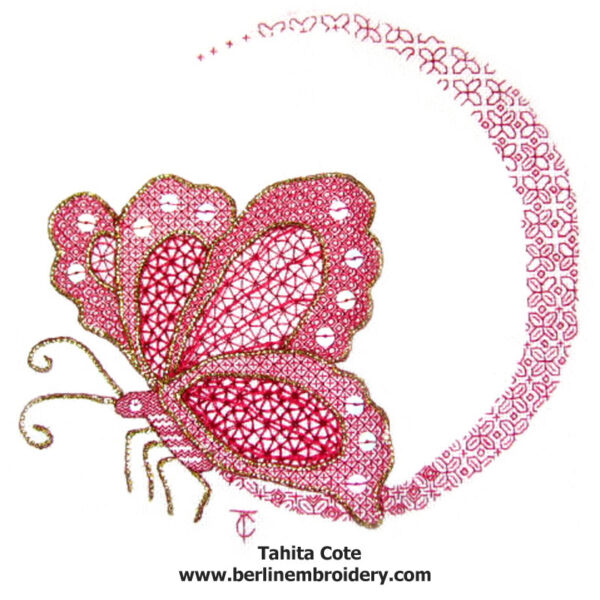 Pictures of Blackwork Embroideries by Customers – Berlin Embroidery Designs