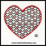 Blackwork Hearts PDF File – Berlin Embroidery Designs