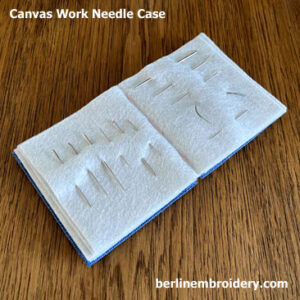 Canvas Work Flowers and Bees Case – Berlin Embroidery Designs