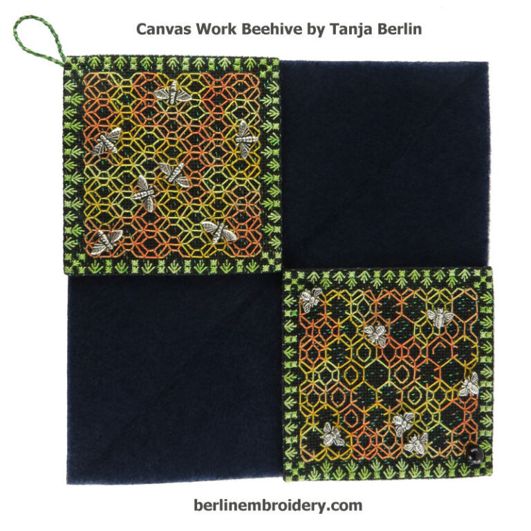Canvas Work Beehive Case – Berlin Embroidery Designs