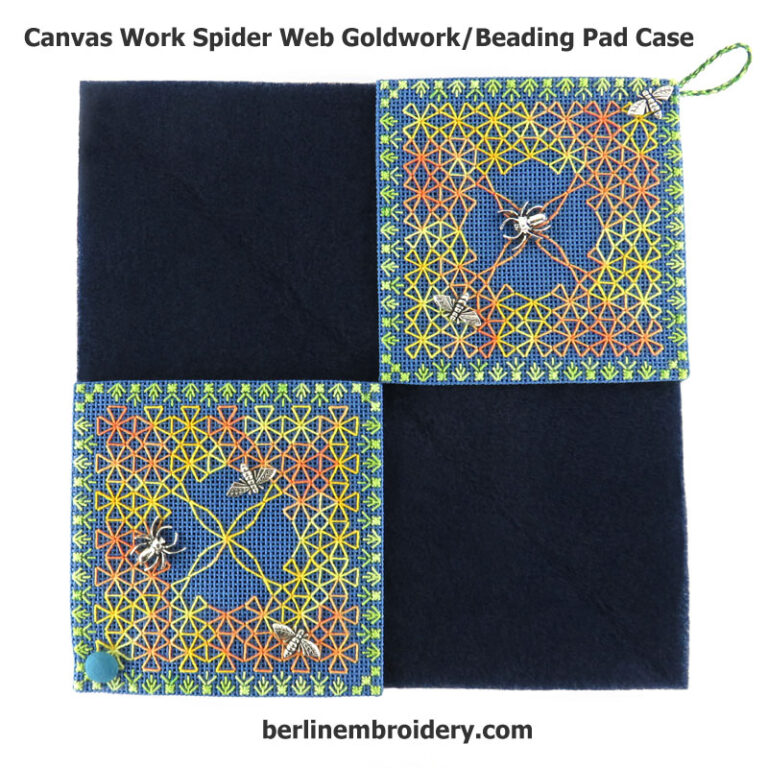 Canvas Work Spider Web Case – Berlin Embroidery Designs